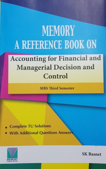 Management Accounting ( MBS - 3rd Sem) - Sailendra Sir